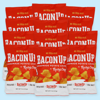 Bacon Up Handmade Potato Chips by Rusty's Chips