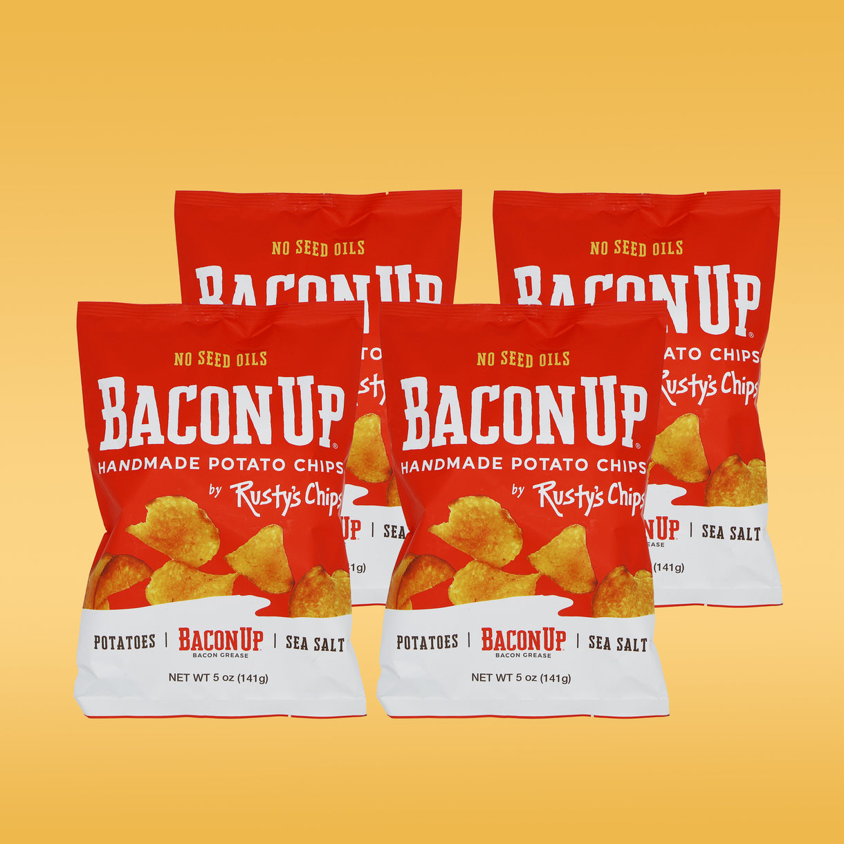 Bacon Up Handmade Potato Chips by Rusty's Chips