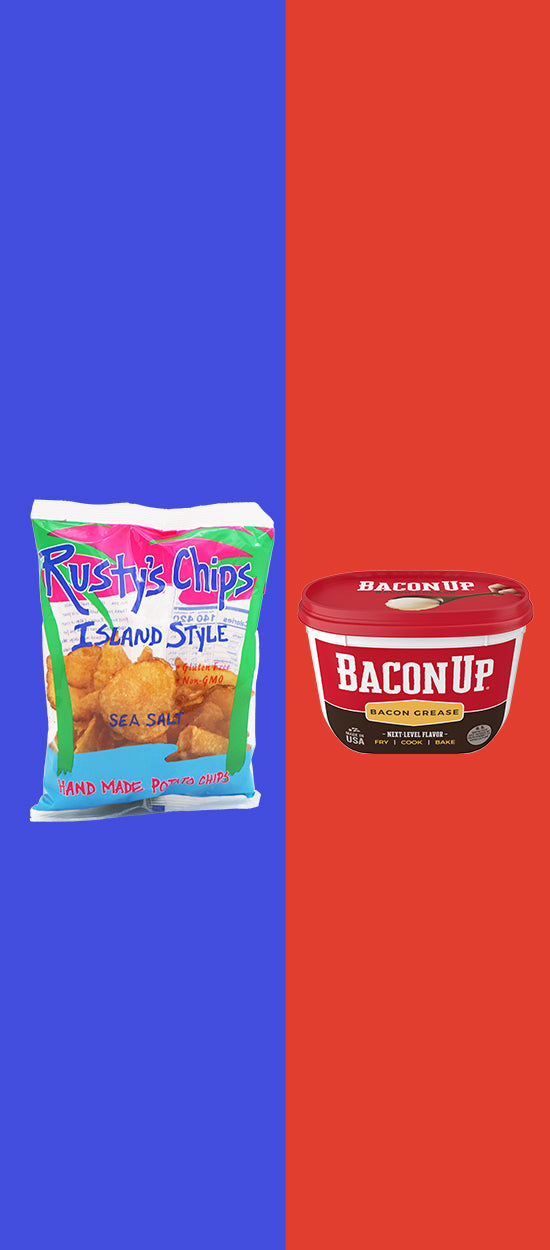 Bacon Up Handmade Potato Chips by Rusty's Chips