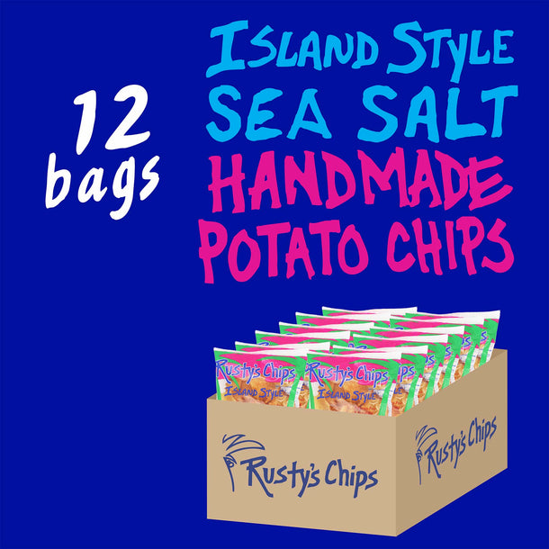Rusty's Sea Salt Potato Chips | Hand Made Natural Potato Chips – Rusty ...