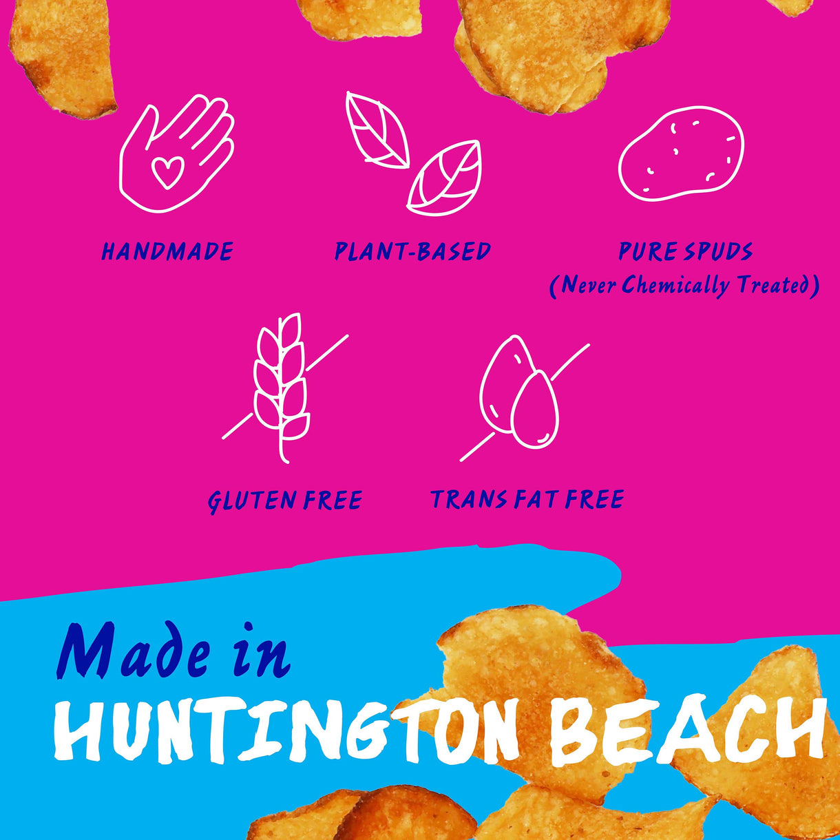 Rusty's Sea Salt Potato Chips | Hand Made Natural Potato Chips – Rusty ...